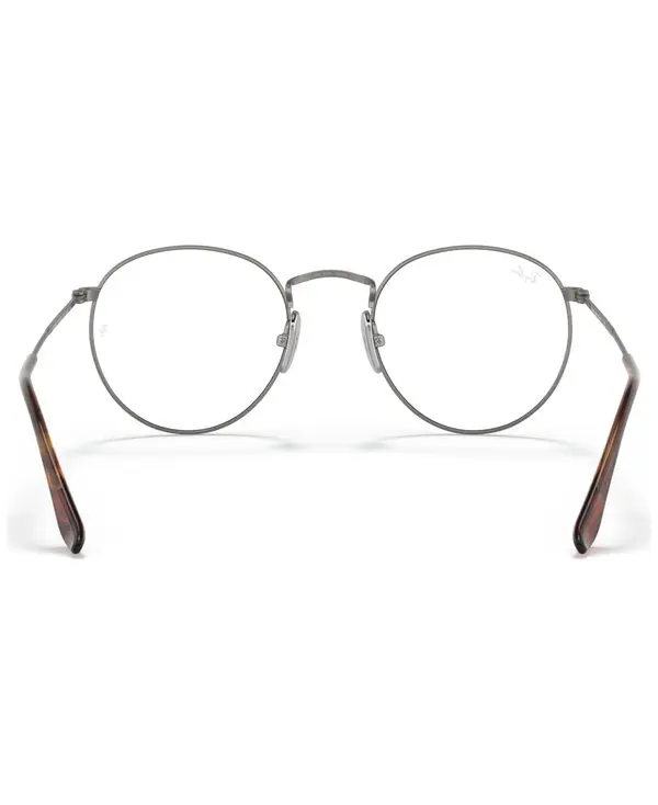 Ray-ban Round Titanium Eyeglasses - Antique Gold