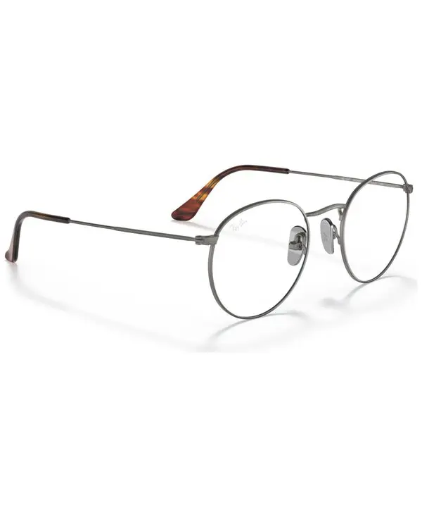 Ray-ban Round Titanium Eyeglasses - Antique Gold