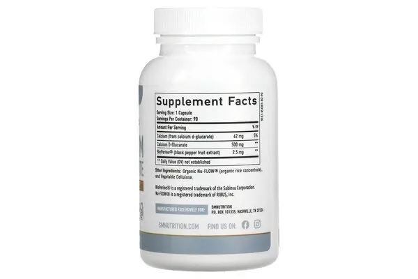 SMNUTRITION Calcium D-glucarate Capsules