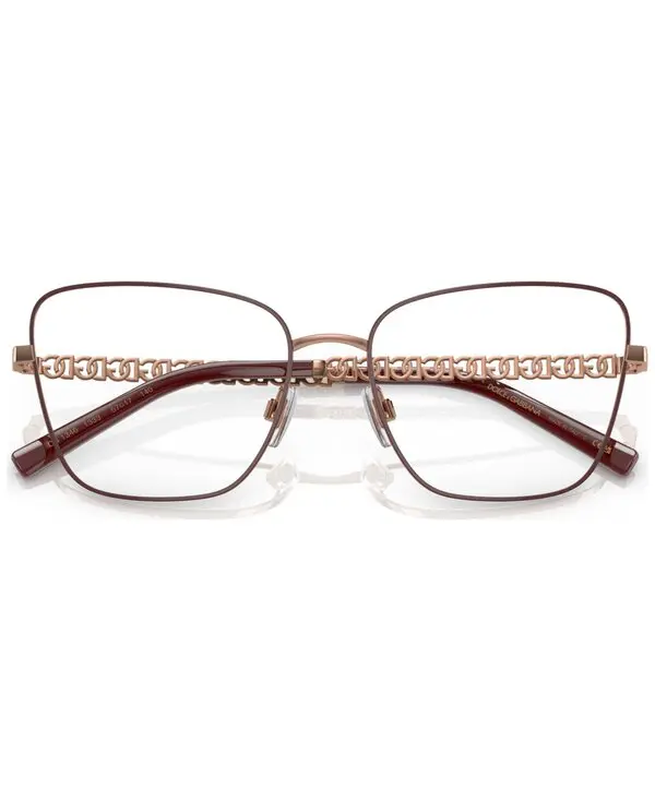 Dolce & Gabbana Eyeglasses - Pink Gold,matte Bordeaux