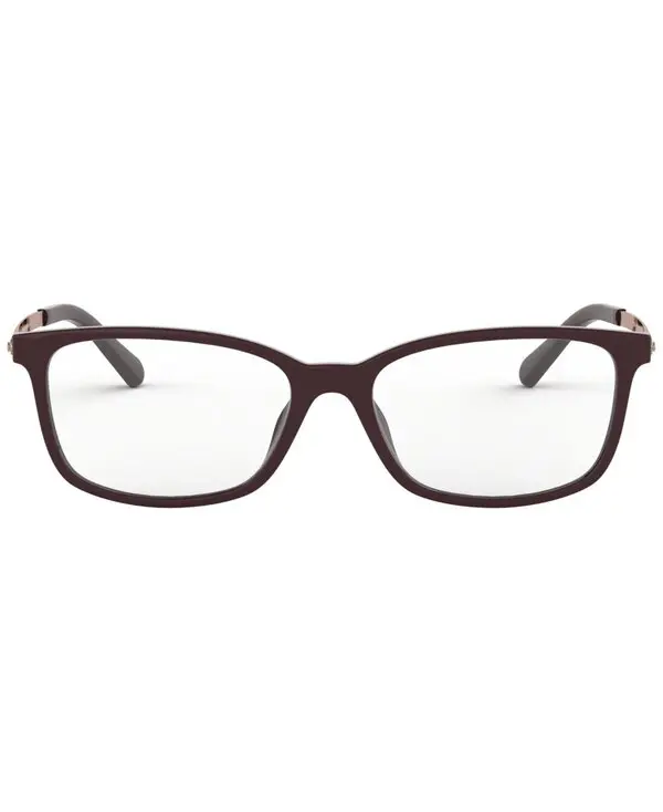 Michael Kors Rectangle Telluride Eyeglasses - Cordovan