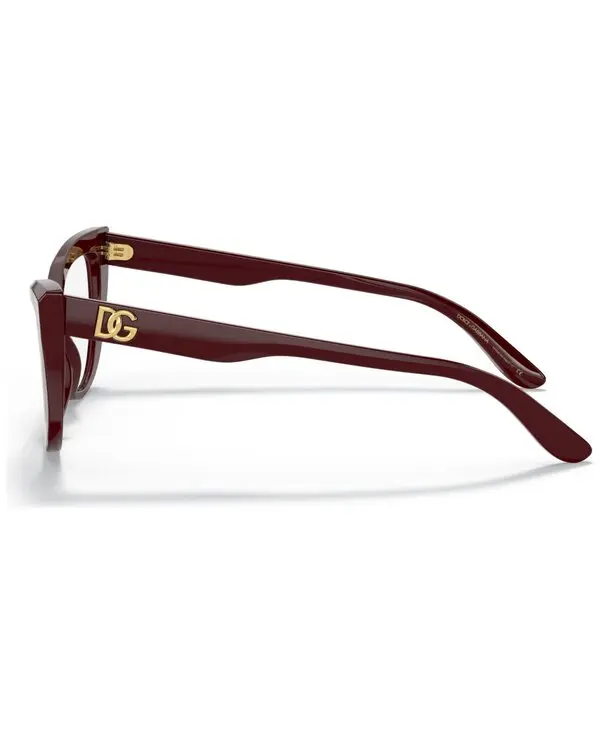 Dolce & Gabbana Cat Eye Eyeglasses - Bordeaux