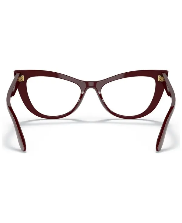 Dolce & Gabbana Cat Eye Eyeglasses - Bordeaux