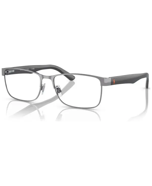Polo Ralph Lauren Rectangle Eyeglasses - Shiny Gunmetal