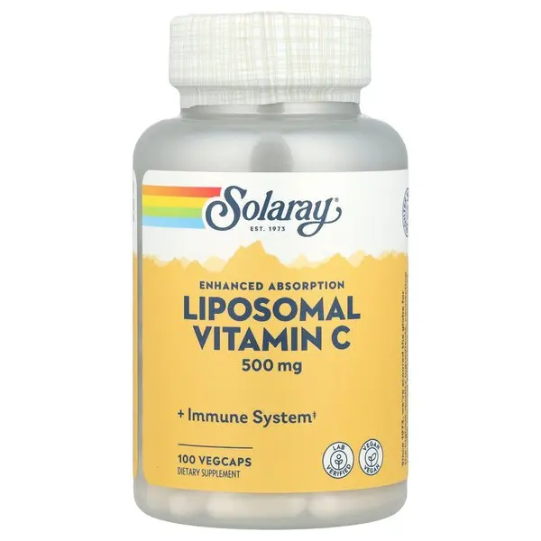 SOLARAY Enhanced Absorption Liposomal Vitamin C 100 Vegcaps - Assorted Pre-pack (see Table 9