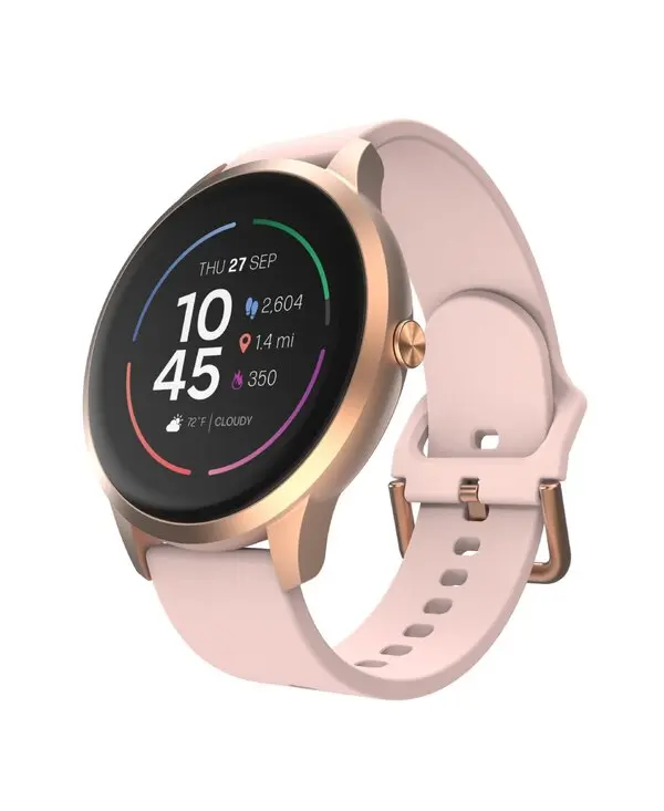 ITOUCH Sport 4 43.2mm Silicone Strap Smartwatch - Blush