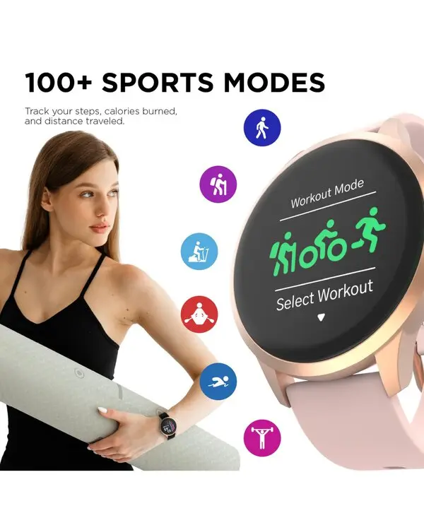 ITOUCH Sport 4 43.2mm Silicone Strap Smartwatch