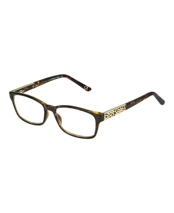 FOSTER GRANT Lisa Rectangle Eyeglasses - Brown