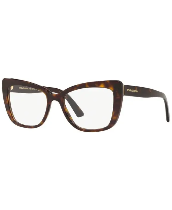 Dolce & Gabbana Dg3308 Cat Eye Eyeglasses - Brown