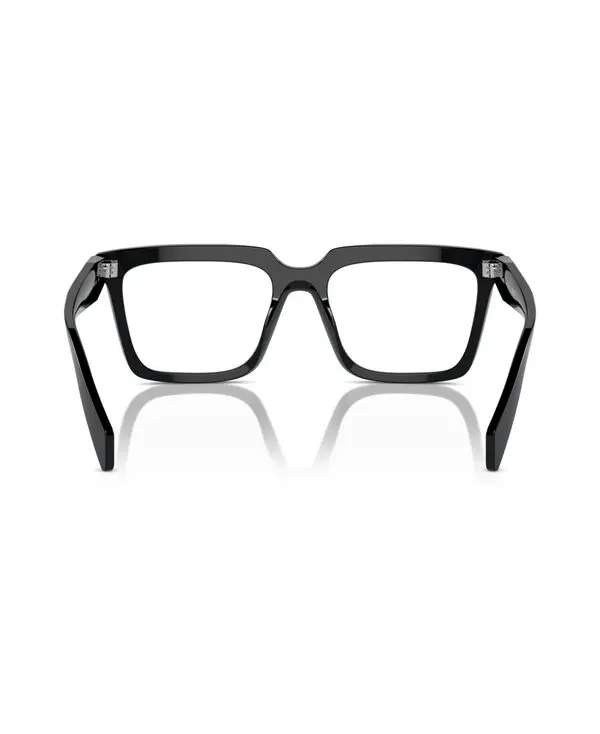 Prada Rectangle Acetate Eyeglasses - Black