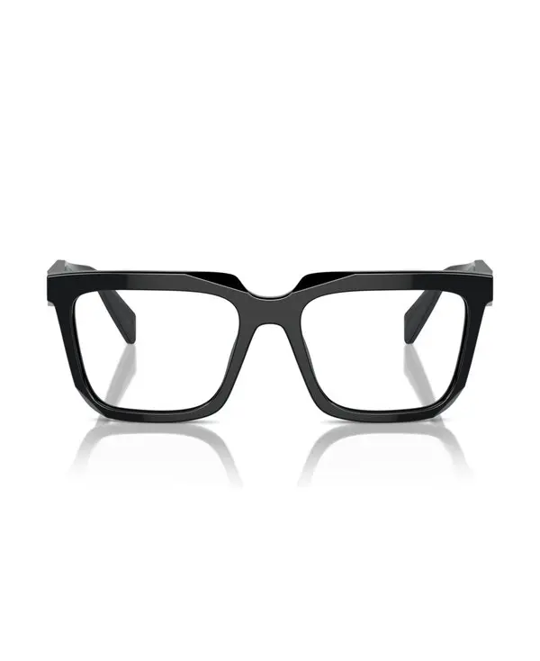 Prada Rectangle Acetate Eyeglasses - Black