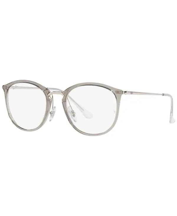 Ray-ban Rb7140 Square Eyeglasses - Trasparent Gray