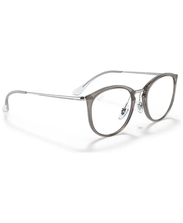 Ray-ban Rb7140 Square Eyeglasses - Trasparent Gray