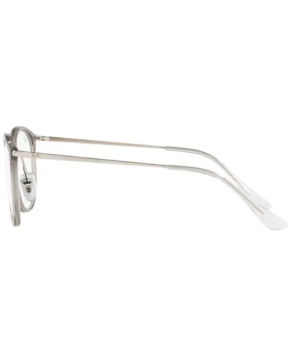 Ray-ban Rb7140 Square Eyeglasses - Trasparent Gray