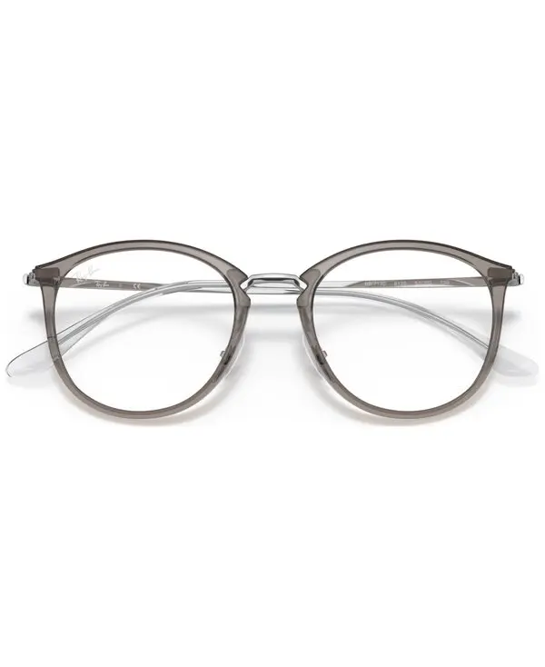 Ray-ban Rb7140 Square Eyeglasses - Trasparent Gray