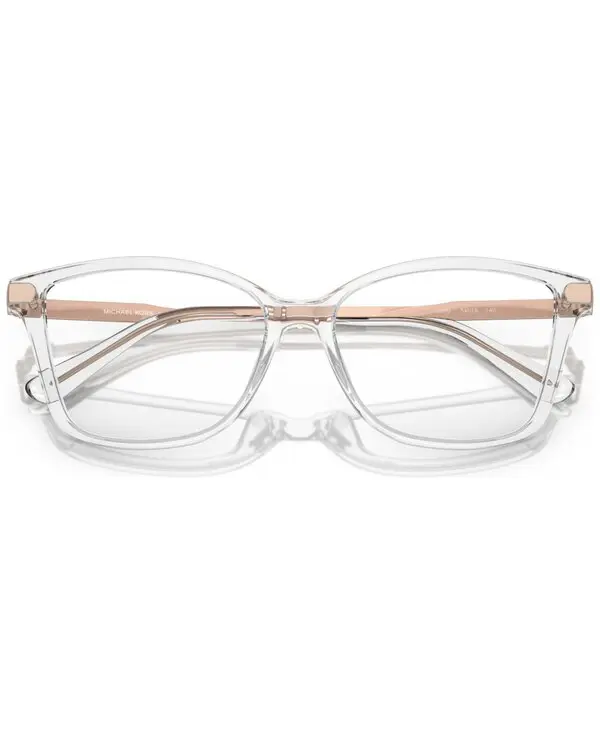 Michael Kors Eyeglasses Round Frame - Transparent Clear