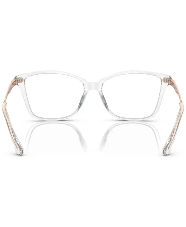 Michael Kors Eyeglasses Round Frame - Transparent Clear