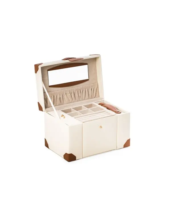BEY-BERK 4 Level Compartment Jewelry Box
