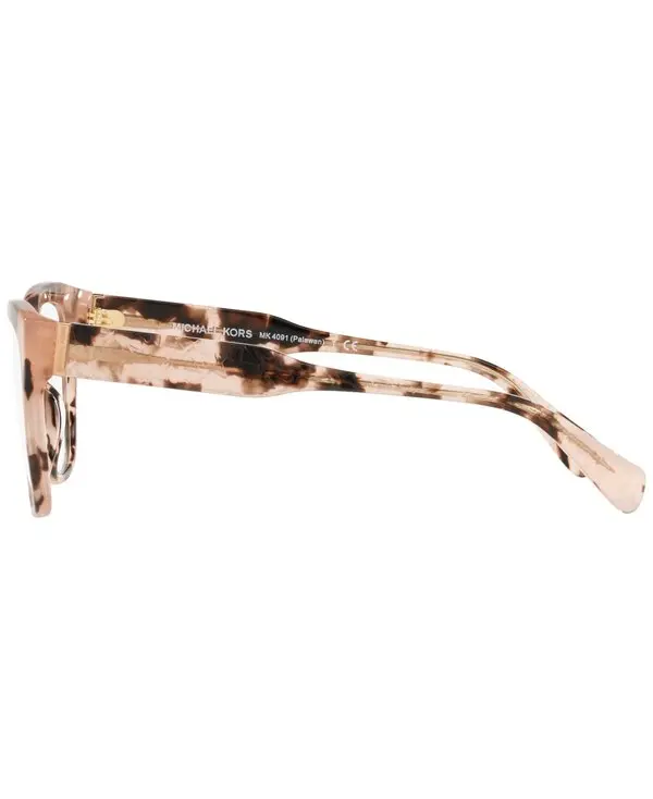 Michael Kors Palawan Square Eyeglasses - Pink Tortoise
