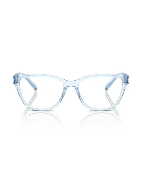 Armani Exchange Eyeglasses - Shiny Transparent Blue