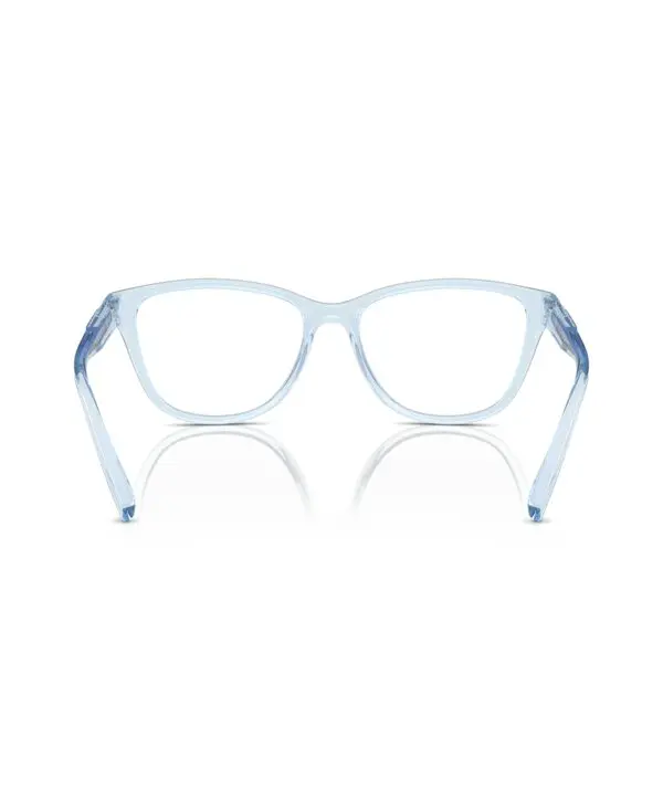 Armani Exchange Eyeglasses - Shiny Transparent Blue