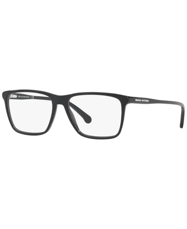 Brooks Brothers Square Eyeglasses - Black