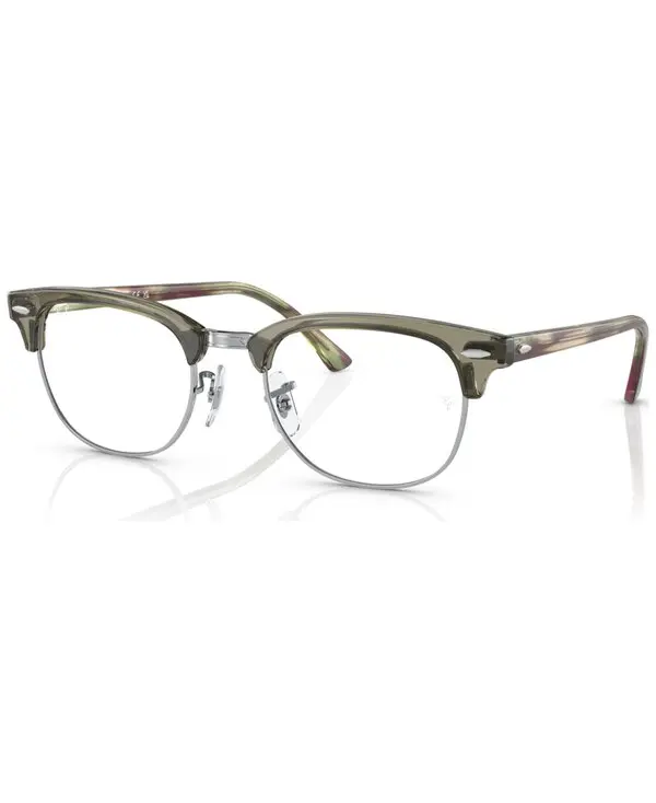 Ray-ban Clubmaster Eyeglasses - Transparent Green