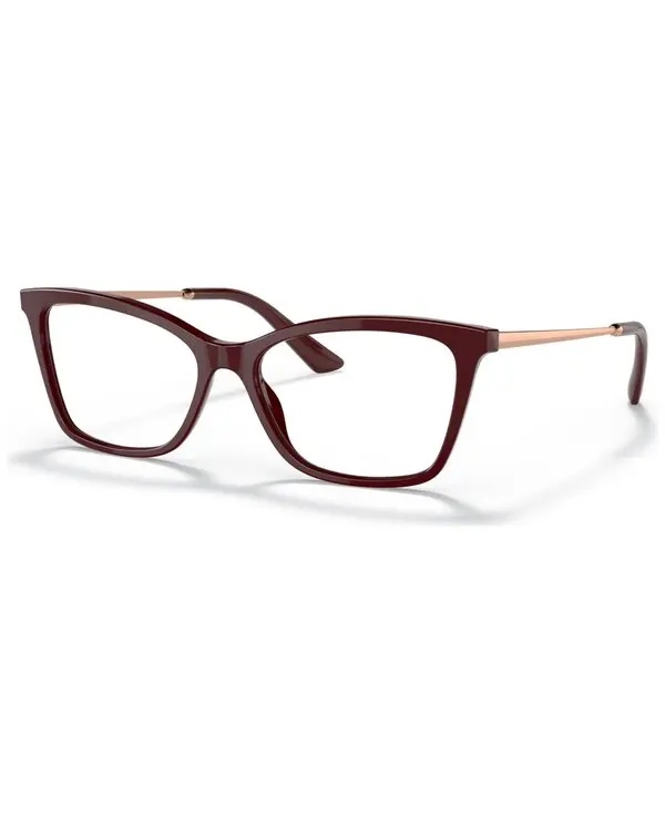 Dolce & Gabbana Rectangle Eyeglasses - Bordeaux