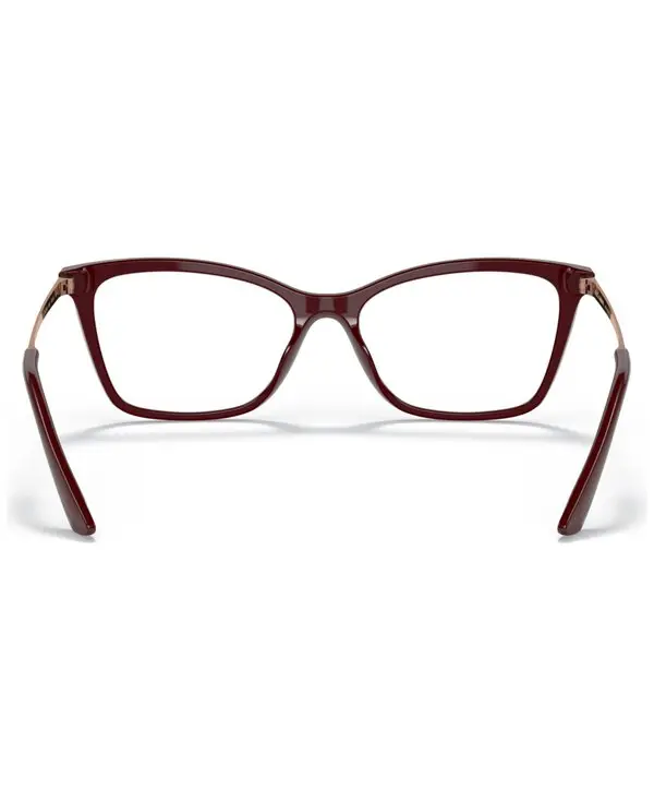 Dolce & Gabbana Rectangle Eyeglasses - Bordeaux