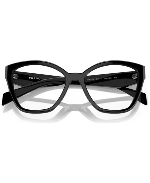 Prada Irregular Eyeglasses - Black