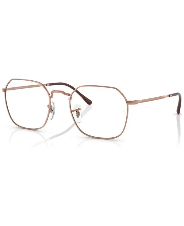 Ray-ban Irregular Eyeglasses - Rose Gold-tone