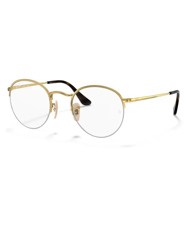 Ray-ban Round Gaze Eyeglasses - Silver