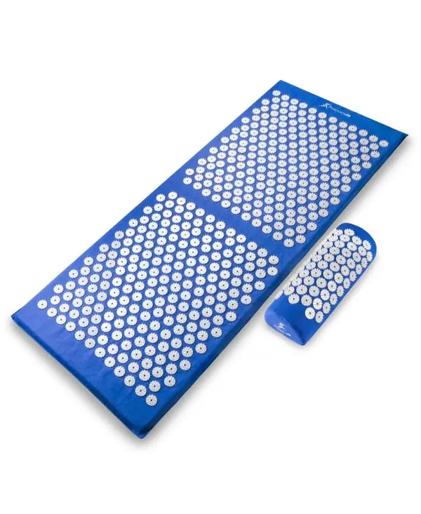 PROSOURCEFIT Full Body Acupressure Mat And Pillow Set - Blue