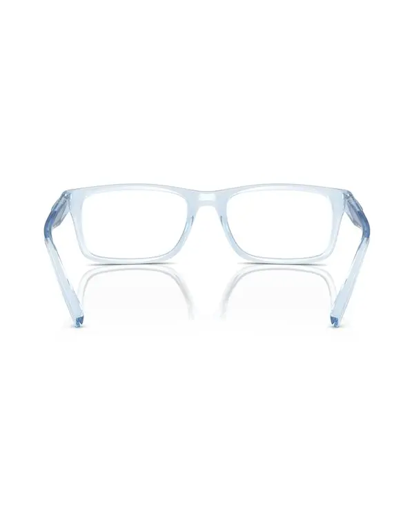 Armani Exchange Eyeglasses - Shiny Transparent Blue