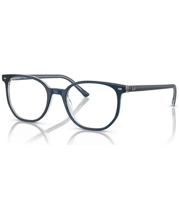 Ray-ban Elliot Optics Eyeglasses - Blue On Transparent Blue