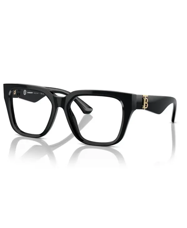 Burberry Full Rim Square Eyeglasses - Black