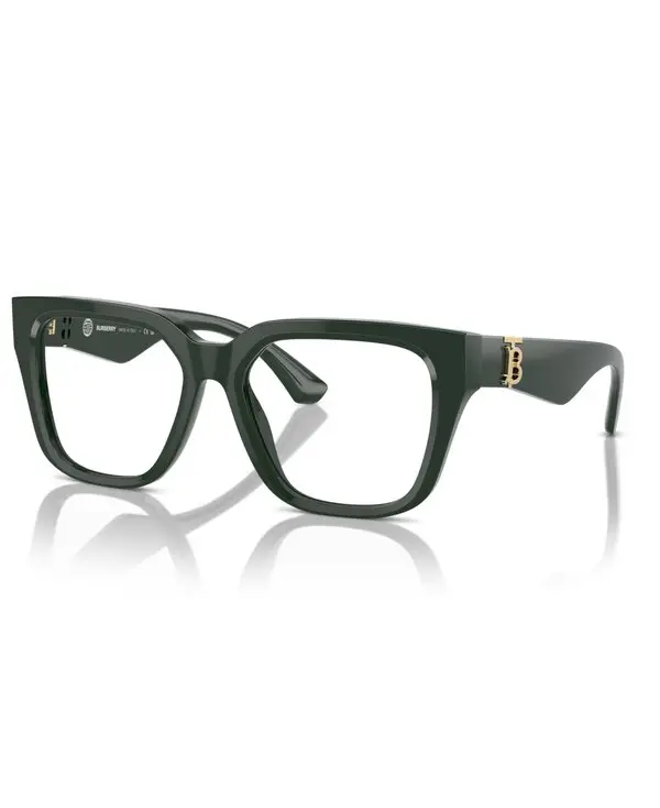Burberry Full Rim Square Eyeglasses - Green