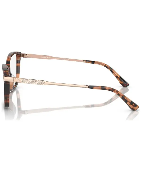 Michael Kors Round Eyeglasses - Pink Tortoise