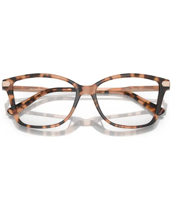 Michael Kors Round Eyeglasses - Pink Tortoise