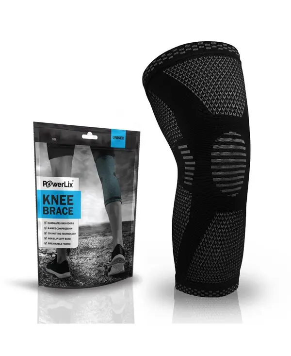 POWERLIX Compression Knee Sleeve - Black