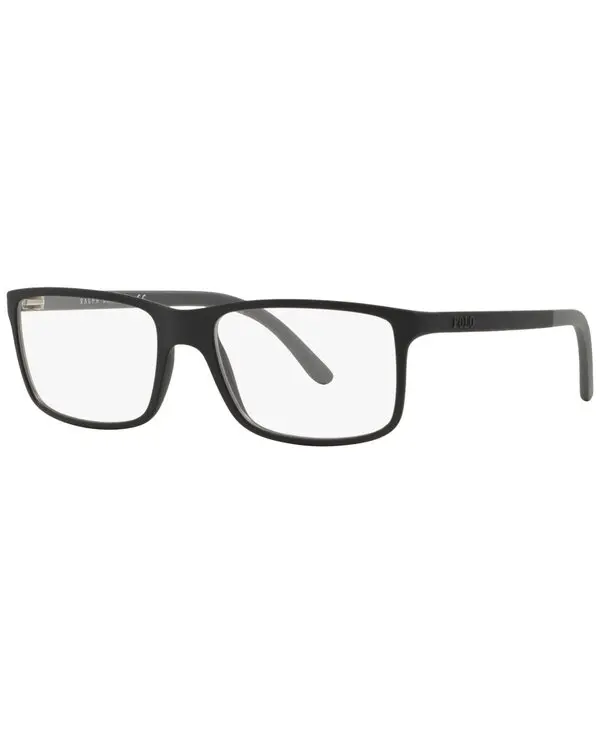 Polo Ralph Lauren Rectangle Eyeglasses - Matte Blk