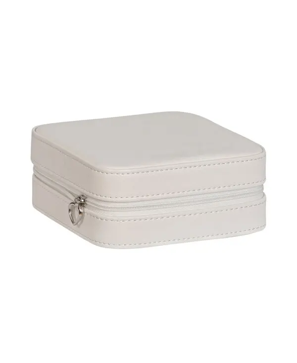 MELE & CO Dana Faux Leather Jewelry Box - Ivory