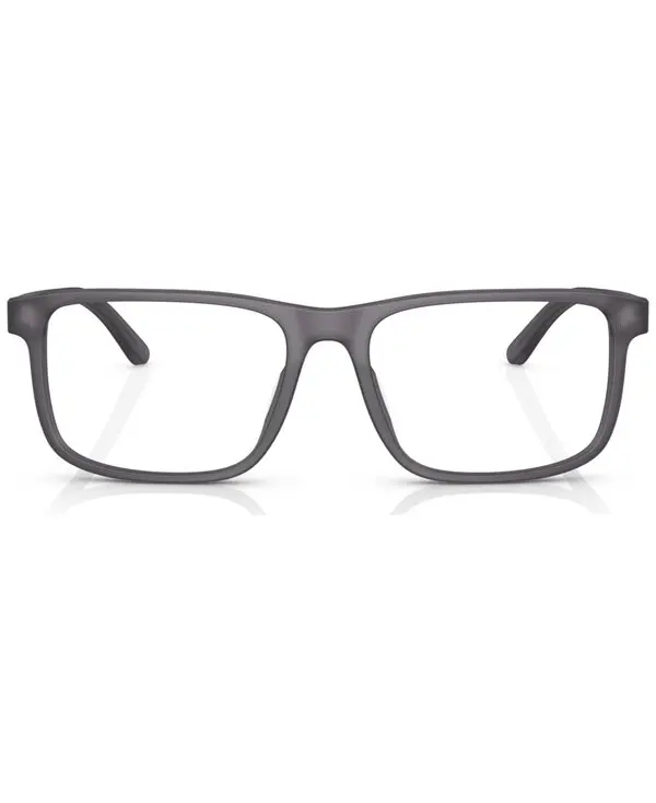 Ralph Lauren Rectangle Eyeglasses - Matte Transparent Gray