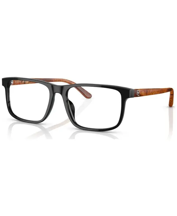Ralph Lauren Rectangle Eyeglasses - Shiny Black