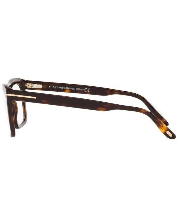 TOM FORD Rectangle Acetate Eyeglasses - Tortoise
