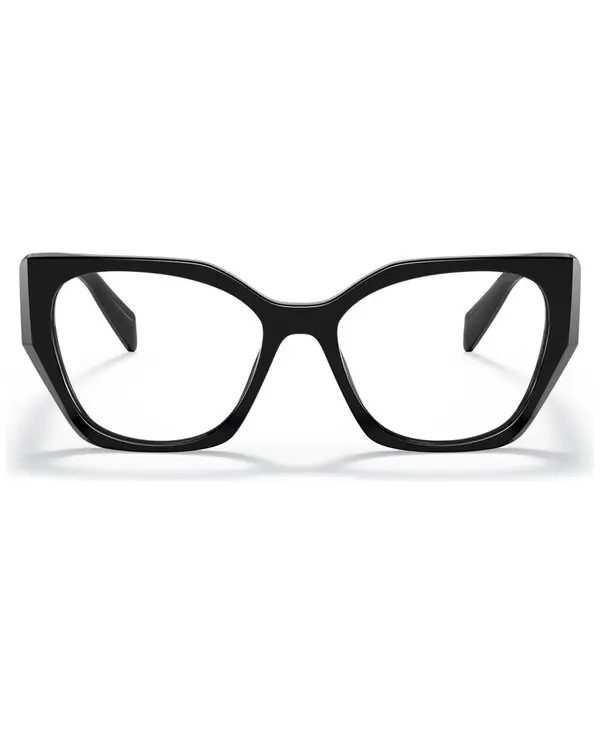 Prada Pr 18wv Irregular Full Rim Eyeglasses - Black