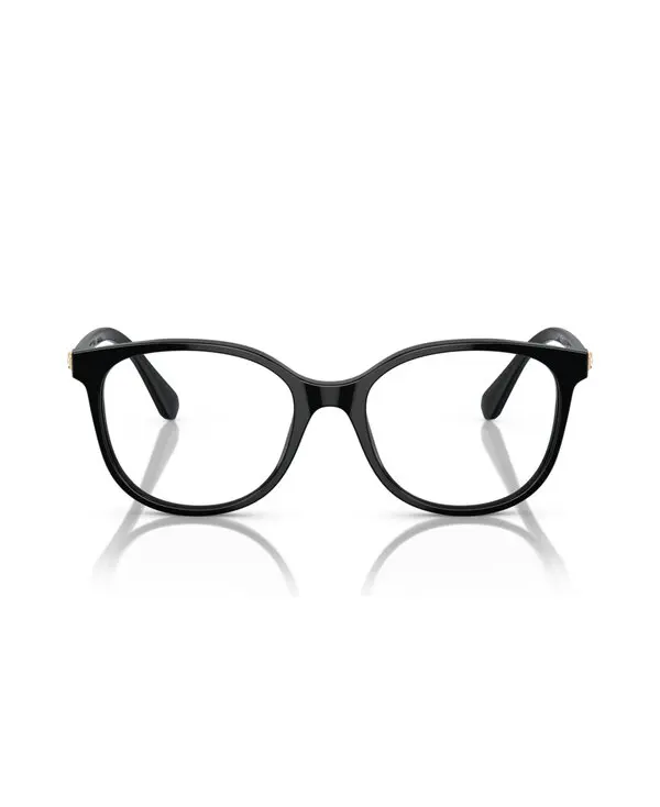 SWAROVSKI Square Frame Eyeglasses - Solid Black
