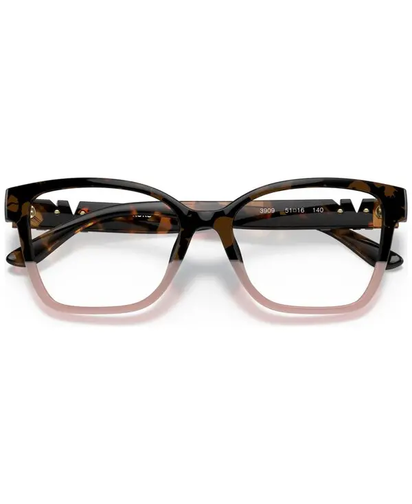 Michael Kors Acetate Square Frame Eyeglasses - Tortoise