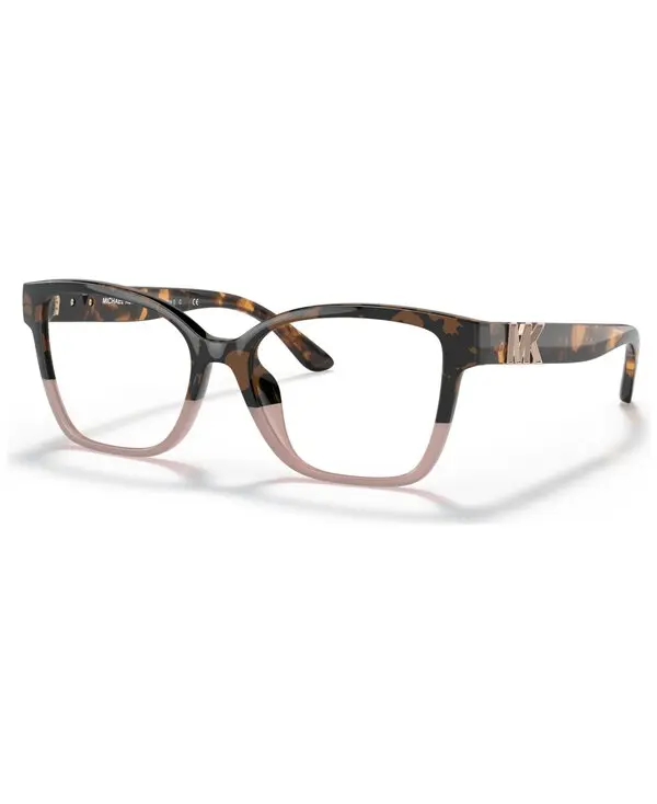 Michael Kors Acetate Square Frame Eyeglasses - Tortoise