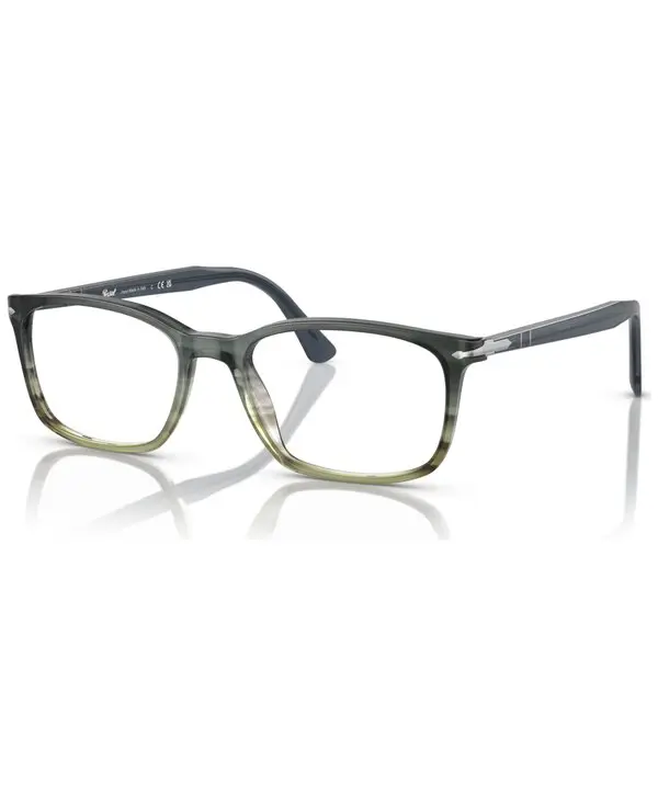 Persol Po3189v Eyeglasses - Gray Striped Green Gradient